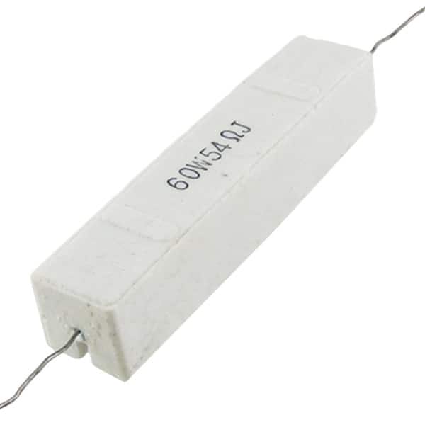 60W 54 ohm 5% Wirewound Ceramic Cement Power Resistor - Bed Bath ...