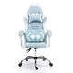 Cute Gaming Chair with Cat Paw Lumbar Cushion and Cat Ears, Ergonomic ...