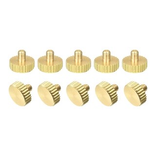 Brass Knurled Thumb Screw, Flat Grip Bolt Knobs Fasteners for ...