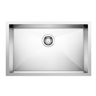 Blanco 443048 Quatrus 28" Undermount Single Basin Stainless Steel - Bed ...