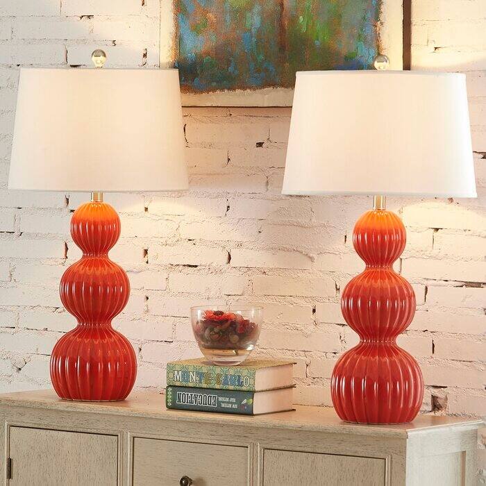 Maxax 28" Ceramic Table Lamp Set (Set of 2) - On Sale - Overstock ...