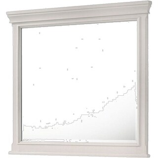 Meadow Accent Mirror - White - Bed Bath & Beyond - 38086658