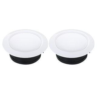 6" Round Air Vent 2pcs Adjustable Ceiling Diffuser Grill Soffit Vent ...