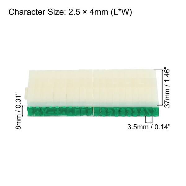 Detachable Character Stamp Plastic 20 Digits Date Currency Math Set ...