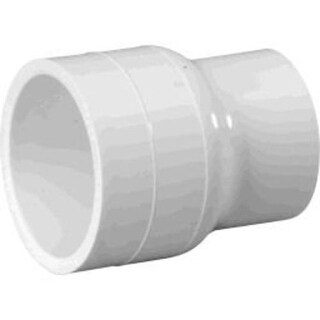 Charlotte PVC 02100 3600 Pipe Coupling, 1" x 3/4", White - Bed Bath ...