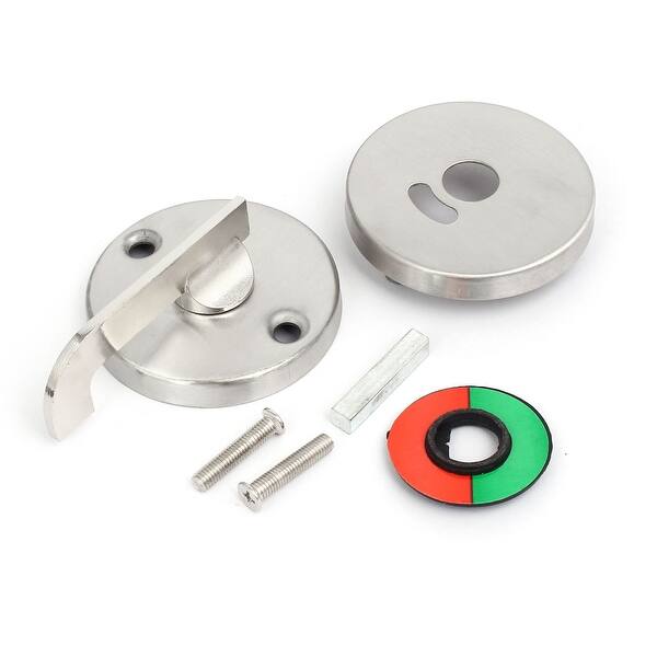 Bathroom Toilet Door Stainless Steel Red Green Indicator Lock Lockset ...