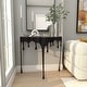 Aluminum Metal Accent, Console, and Coffee Table Collection with Drip ...