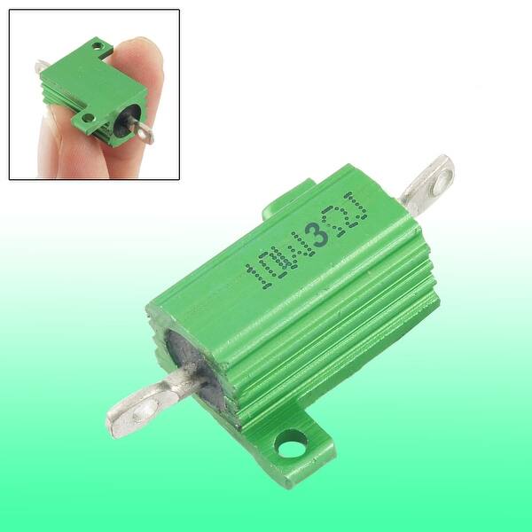 Green 10 Watt 3 Ohm Aluminum Shell Wire Wound Resistor - Bed Bath ...