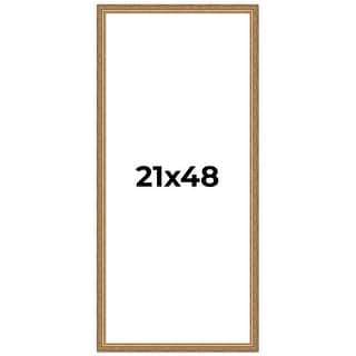 21x48 Frame Red Solid Wood Picture Frame Width 1.75 Inches | Interior ...