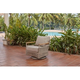 August Sunbrella Swivel Glider Lounge Chair - Bed Bath & Beyond - 36254995
