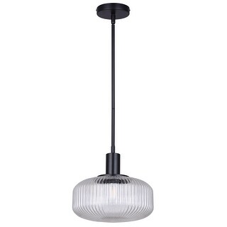 Polo 1 Light Pendant, Black Finish - On Sale - Bed Bath & Beyond - 40222695