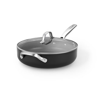 4 Quart Saute Pan with Cover, Non-stick, Black - Bed Bath & Beyond ...
