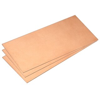 Pure Copper Sheet, 3pcs 4" x 2" x 0.05" 16 Gauge T2 Copper Metal Plate ...