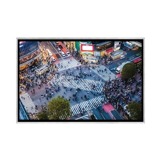 iCanvas "Shibuya Crossing, Tokyo" by Matteo Colombo Framed - Bed Bath ...