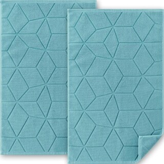 2-Piece 19"x30" Turkish Cotton Bath Mats - Bed Bath & Beyond - 42566724