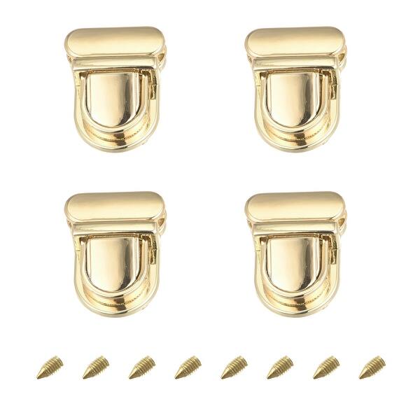 Turn Lock Clasp 33mm x 26mm Zinc Alloy Purse Closure Twist Lock 4Pcs ...