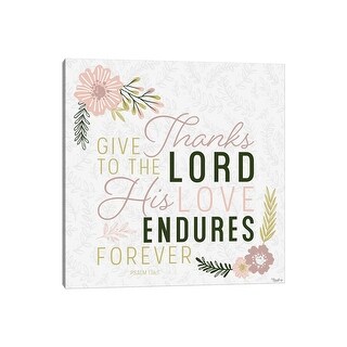 iCanvas "Thanks Lord" by Gigi Louise Canvas Print - Bed Bath & Beyond ...