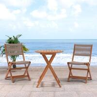 Eilaf 30" Folding Eucalyptus Bistro Table - N/A - Bed Bath & Beyond ...