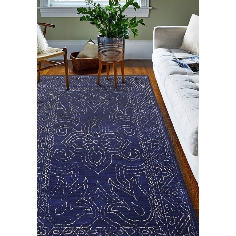 Bashian Waverley Transitional Hand Tufted Area Rug - Bed Bath & Beyond ...