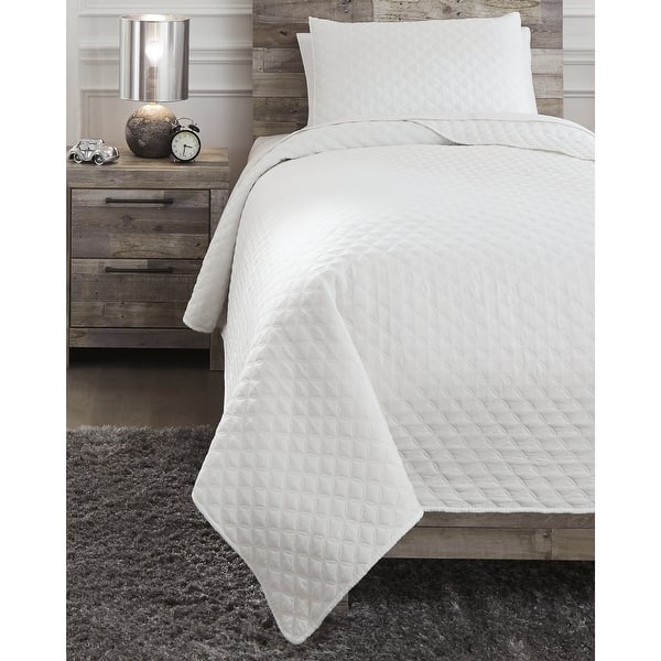 Signature Design by Ashley Ryter Casual Twin Coverlet Set - Bed Bath ...