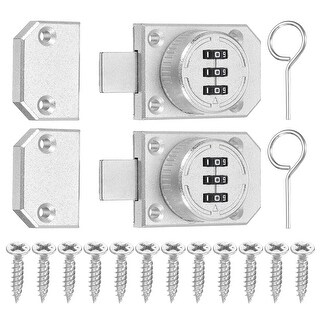 Combination Cabinet Lock, Mechanical Keyless Password Latch 3-Digit ...