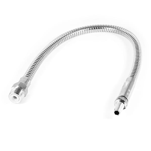1/2"PT Male Threaded Metal Flexible Round Nozzle Water Oil Coolant Pipe ...