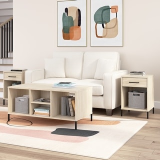 Bush Furniture Essence Living Room Coffee Table with End Tables - Bed ...