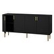 Lifestorey Tabaria Mid-Century Four Door Sideboard/Buffet - Bed Bath ...