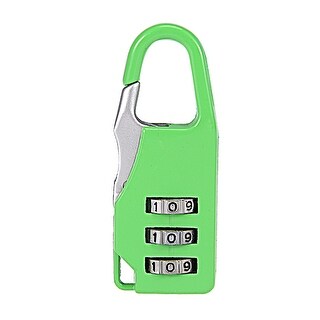 3 Digit Combination Padlock, 3.5mm Shackle, Zinc Alloy Code Padlock ...