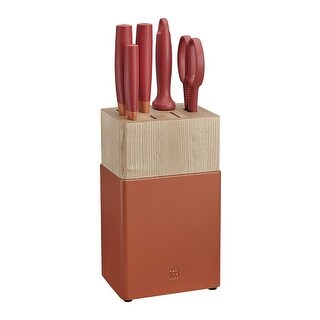 ZWILLING Now S 6-Piece Knife Block Set (Grenada Orange) - Bed Bath ...