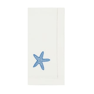 Starfish Design Embroidered Table Napkins (Set of 6) - Bed Bath ...