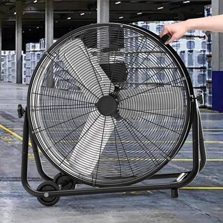 24 Inch High Velocity Industrial 3 Speed Drum Fan for Warehouse ...