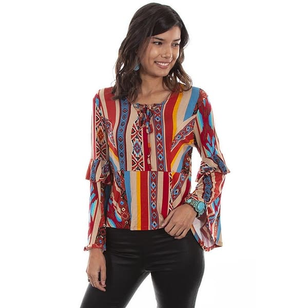 aztec blouse