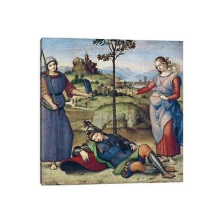 iCanvas "Vision of a Knight, c.1504 " by Raphael Canvas Print - Bed ...