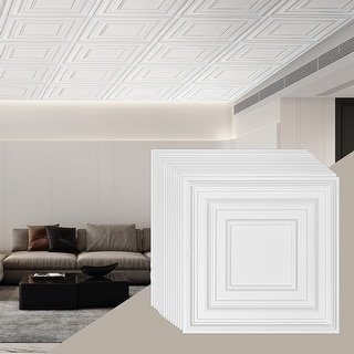 Ceiling Tiles Premium PVC Sheet Ceiling Covering for Home/Office ...