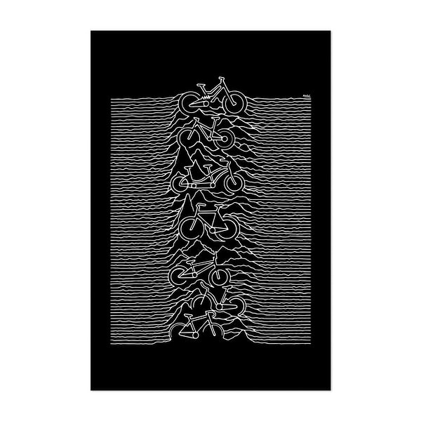 Bike Division Line Drawings Cycling Dorm Art Sports Art Print/Poster ...