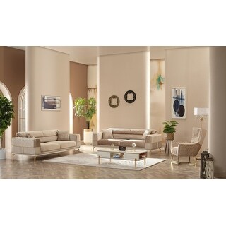 Besane 3 Pieces Living Room Sets 2 Sofa 1 Chair - Bed Bath & Beyond ...
