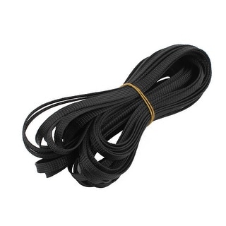 Nylon Mesh Conduit Flex Braided Expandable Sleeving Black 8M x 8mm Wide ...