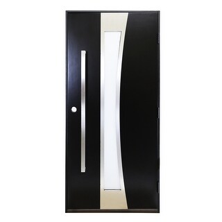 KaMic 36" x 80" PU Composite Interior Single Door Right-Hand Inward ...