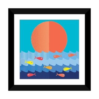 iCanvas "Fish Fishing For Friends" by Show Me Mars - Bed Bath & Beyond ...