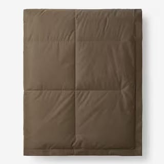 Full/Queen Down Cotton Blanket Hypoallergenic Sepia - Bed Bath & Beyond ...