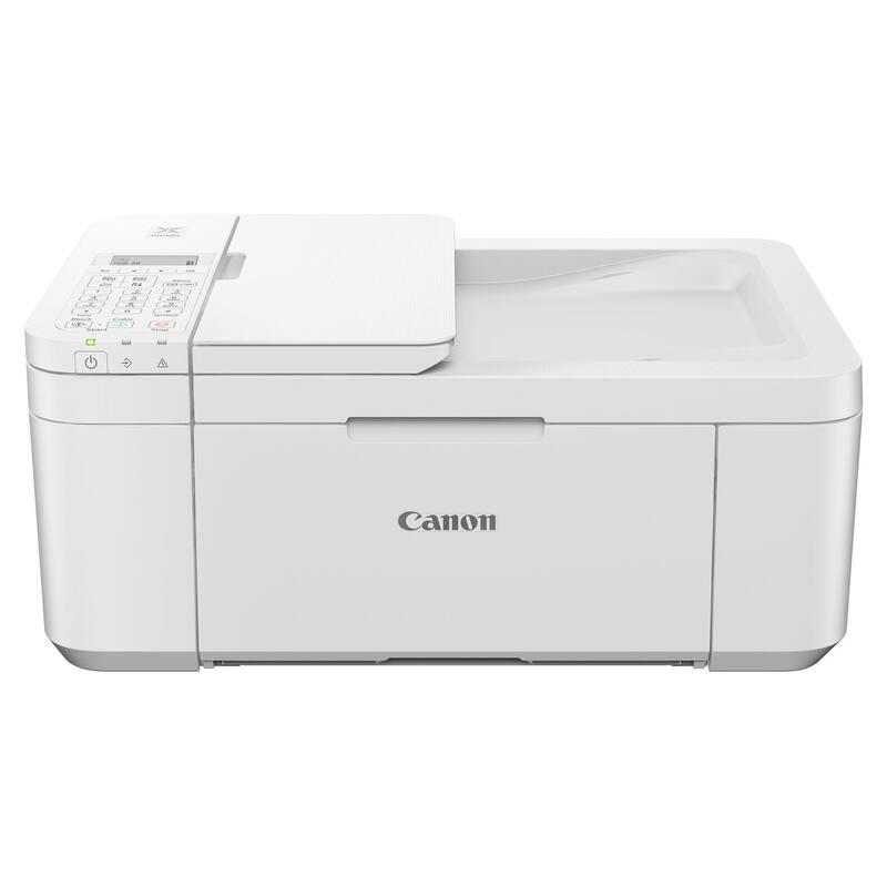 Canon PIXMA TR4720 Wireless All-in-One Printer (White) + USB Cable ...