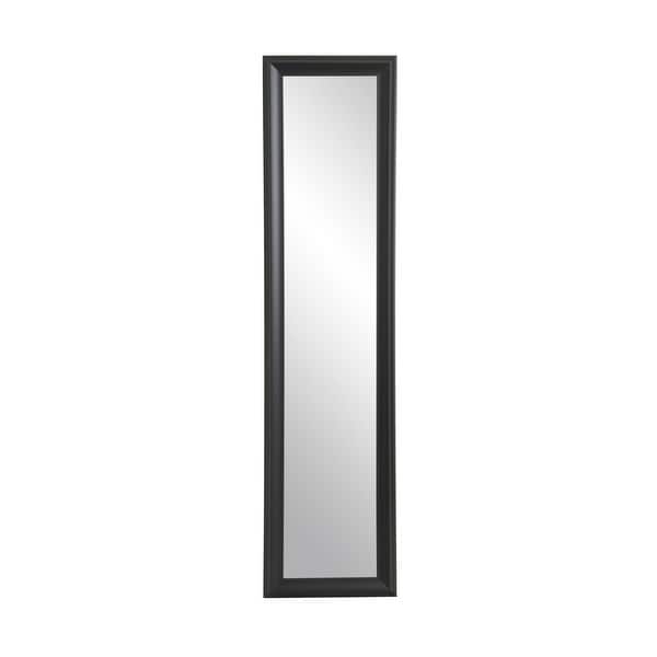Modern Matte Black Full Length Mirror - Bed Bath & Beyond - 28414757