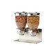 Honey-Can-Do Silver Double Commercial Dry Food Dispenser - Bed Bath ...