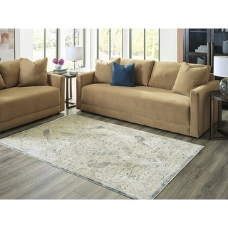 Ashley Furniture Saraland Beige Area Rug - Bed Bath & Beyond - 36935501