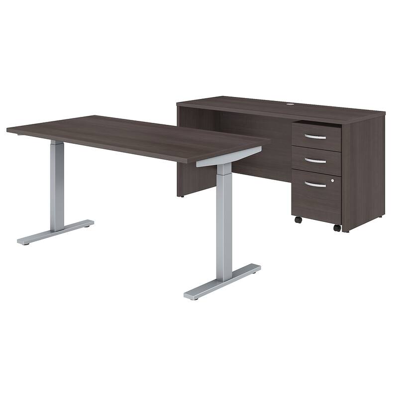 Studio C 3-piece Adjustable Desk and File Cabinet Set - Overstock ...