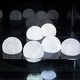 IMAGE 6 Pcs LED White Color PVC Floating Ball Mood Light for Garden ...