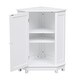 Modern Bathroom Triangle Corner Storage Cabinet with Adjustable Shelf ...