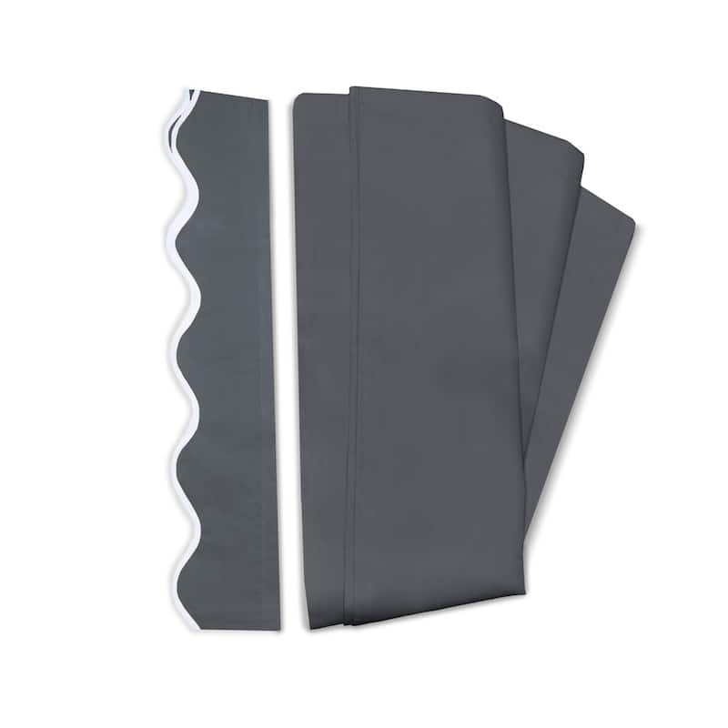 ALEKO Replacement Fabric for Patio Retractable 10 x 8 ft Awning Grey ...