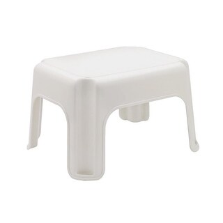 Rubbermaid FG420087BISQUE Roughneck Step Stool, Bisque - Bed Bath ...